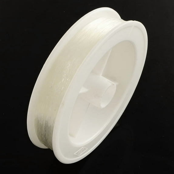 1Pc Elastic Thread Clear 0.4mm 109.36 Yards (100m) Roll Round Shape for ...