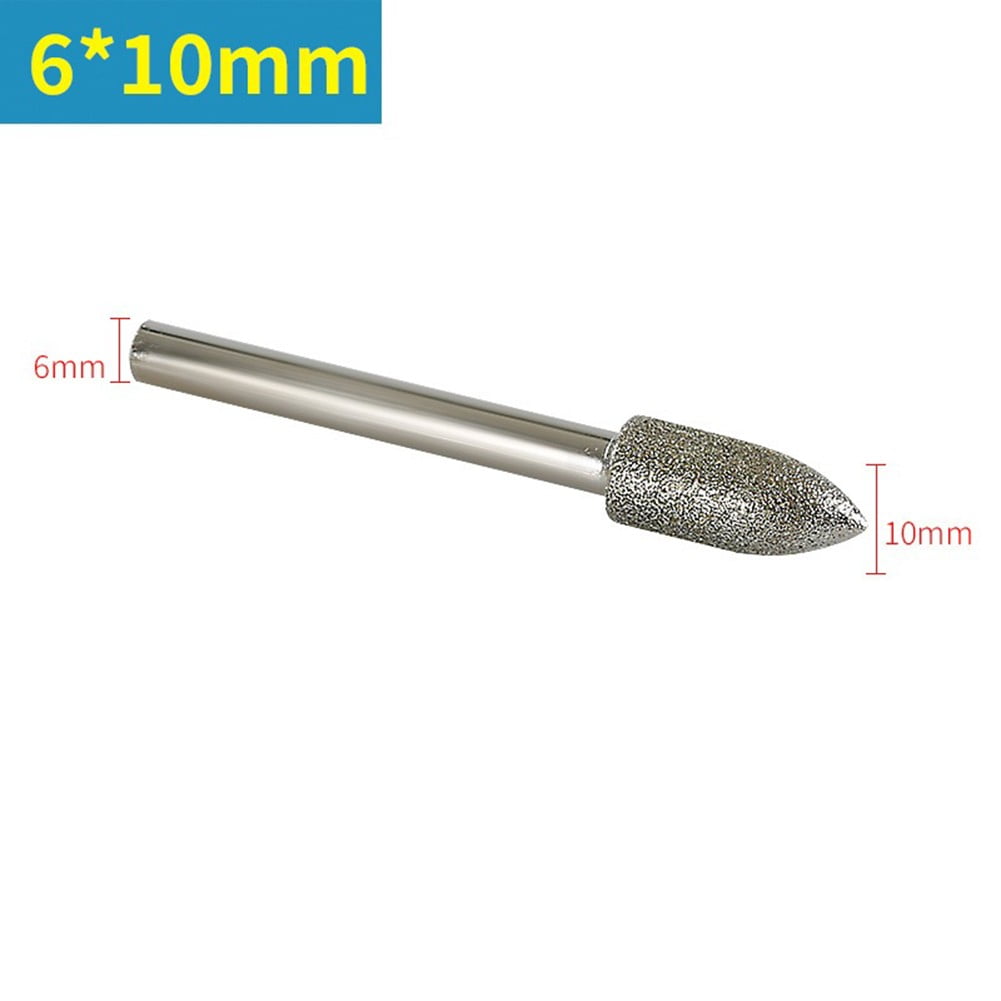 1Pc Electroplating Diamond Drill Grinding Bit for Stone Marble Carving ...