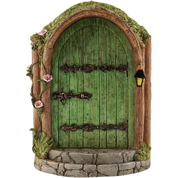 1Pc Fairy Door Wooden Miniature Fairy Garden Doors Outdoor Mini Fairy ...
