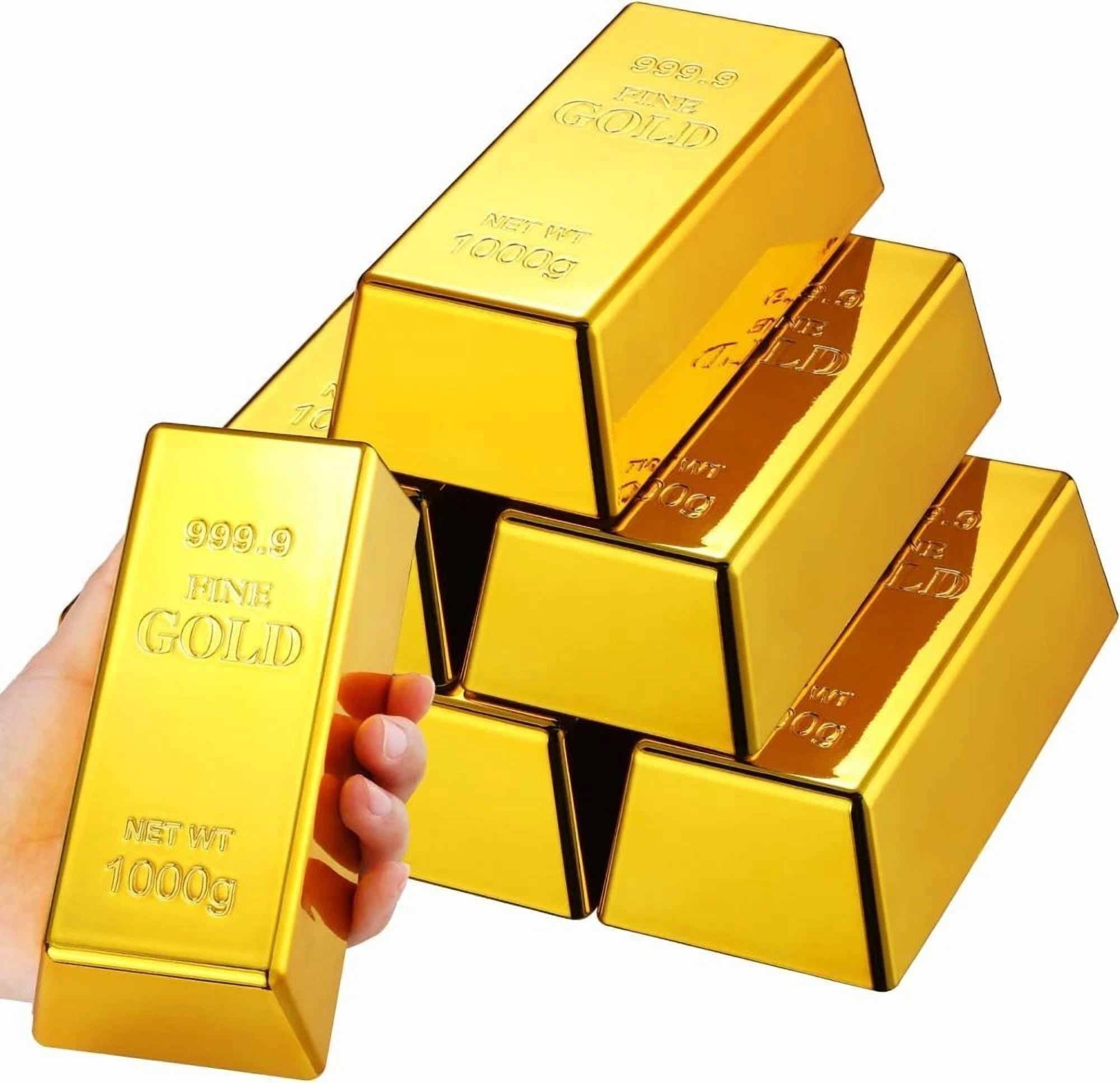 1Pc Fake Gold Bar Paperweight Gold Bullion Bar Paper Weight High ...