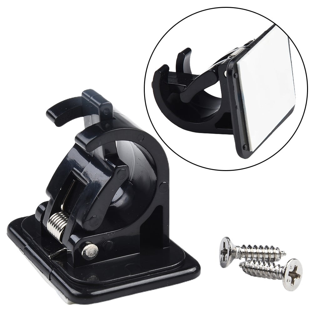 1Pc Fishing Rod Fixing Buckle With 2Pcs Screws Abs Plastic Rack Mounted ...