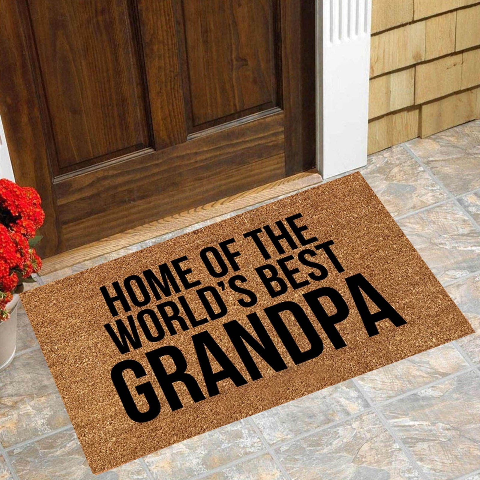 1Pc Floor Mat 40X60Cm Grandpa and Grandma Dad in the World Father's Day ...