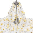 1Pc Flower Pattern Milk Fiber Mesh Fabric Dress Accessories Gold 1300 ...