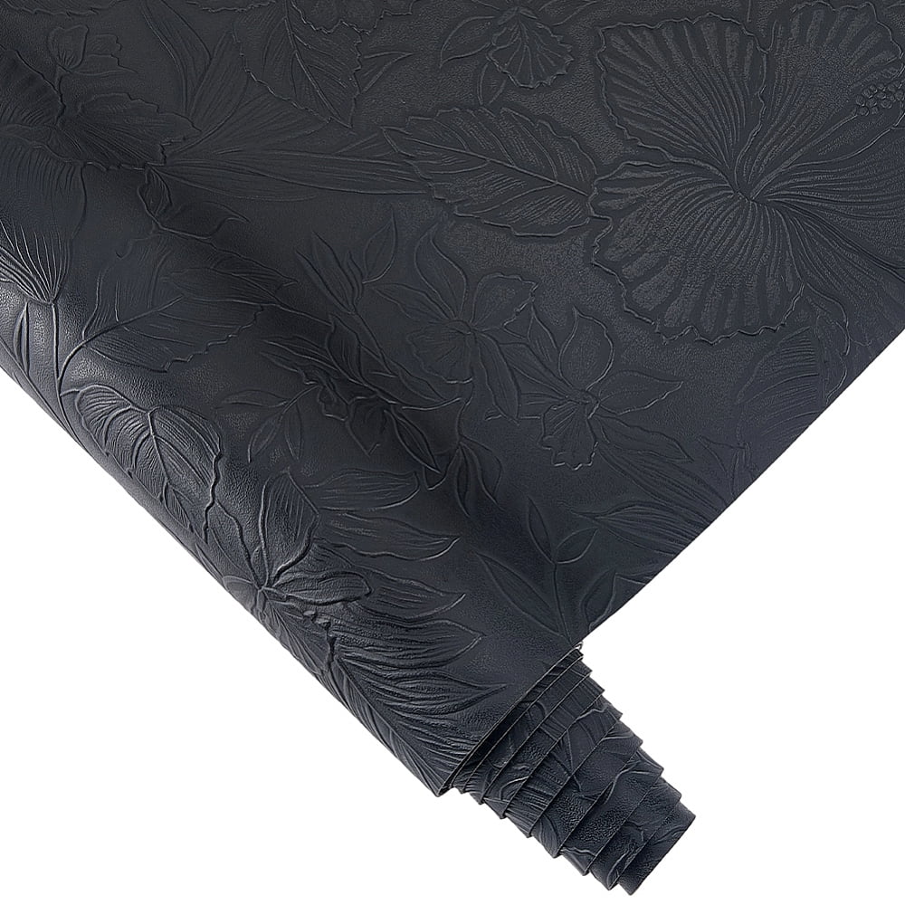1Pc Flower Pattern PVC Leather Fabric Garment Accessories for DIY ...