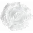 1Pc Flower Polyester Brooches Alloy Lapel Pins for Clothes White 260mm ...