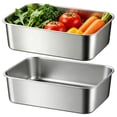 1Pc Food Storage Container Storage Box Stainless Steel For Kitchen ...