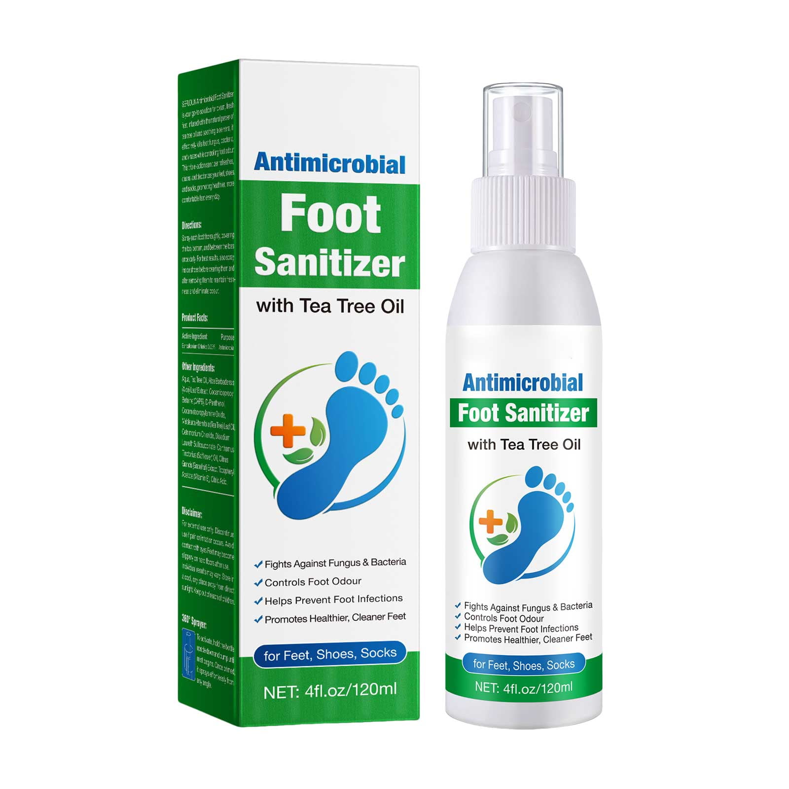 1Pc Foot Spray with Tea Tree Oil,Tea Tree Oil Feet Spray,TeaTree ...