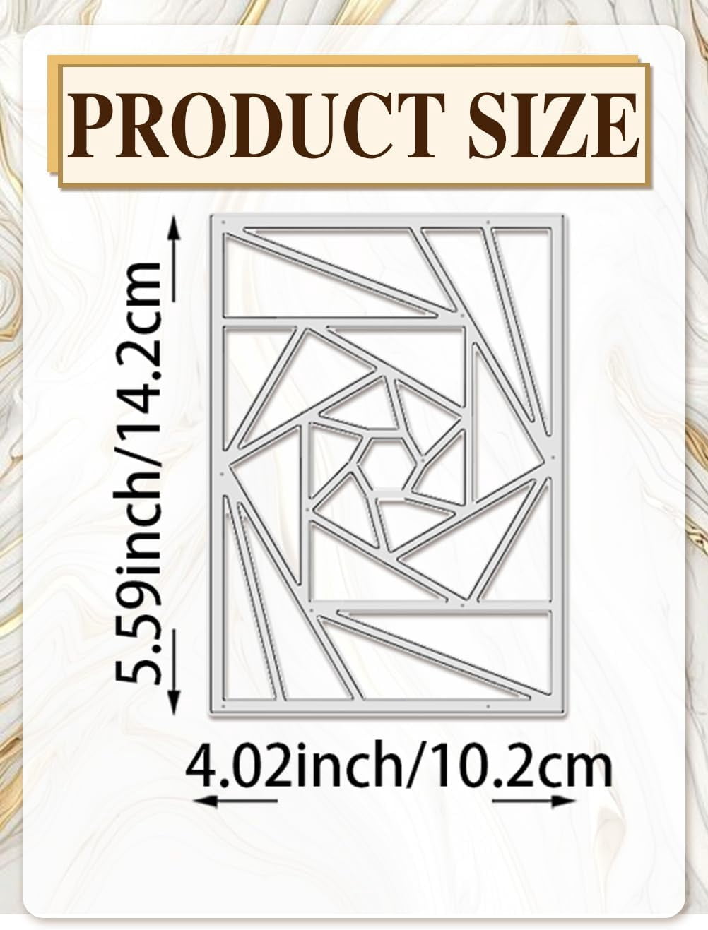 1Pc Frame Cutting Dies Triangle Theme Carbon Steel Cutting Dies ...