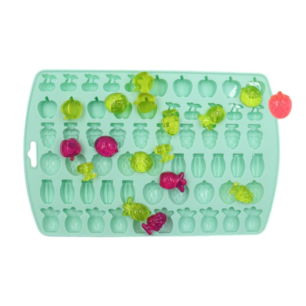 1Pc Fruit Snack Molds Silicone, Gummy Molds Trays with Dropper for ...