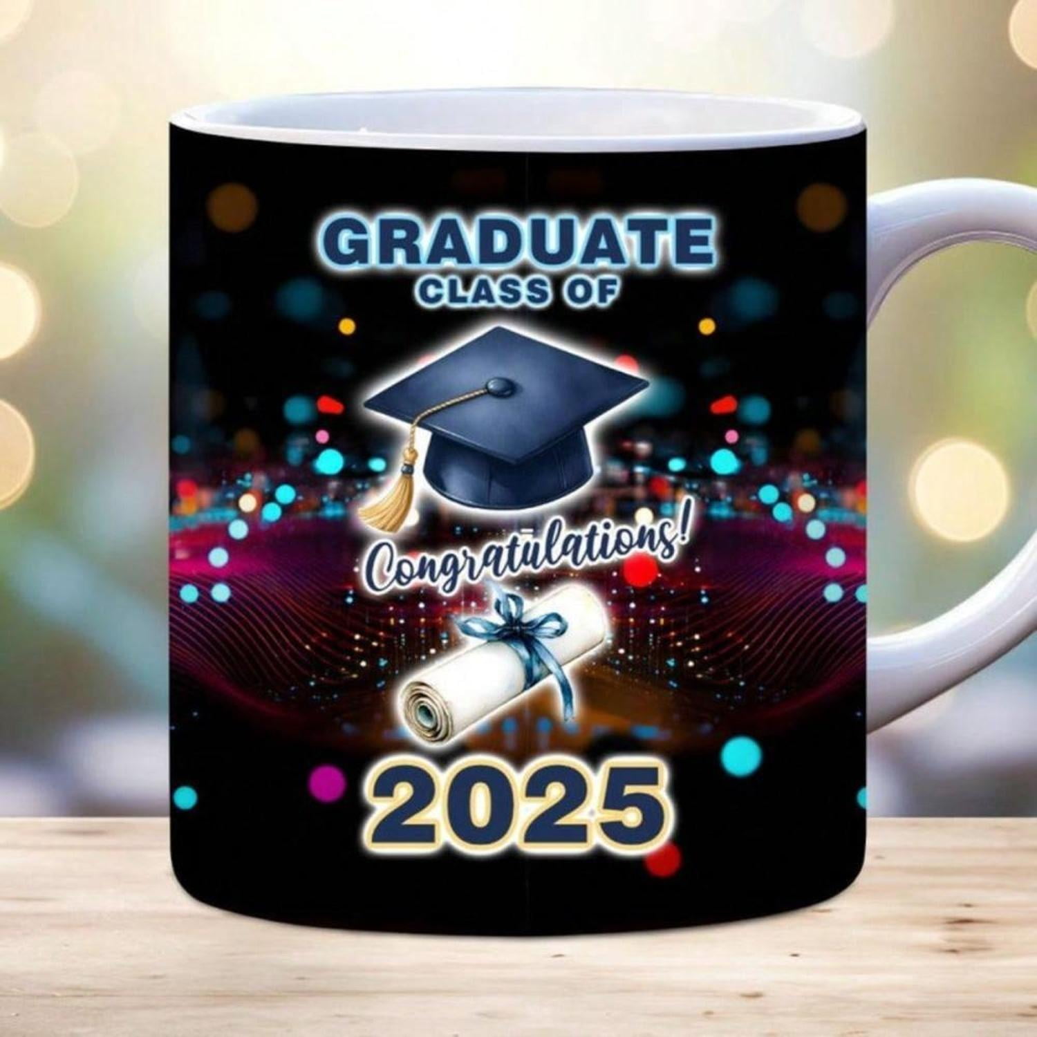 1Pc Funny Graduation Mugs Class Of 2025 Ceramic Coffee Mug 11oz Humor ...
