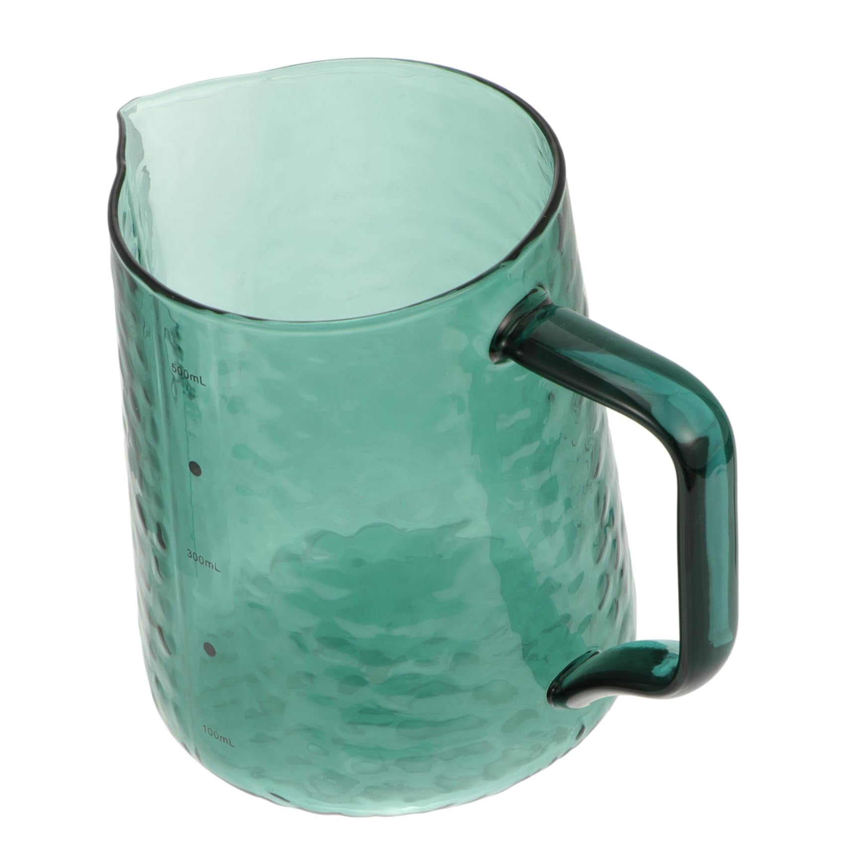 1Pc Glass Milk Jug Heat Resistant Coffee Container with Ergonomic ...