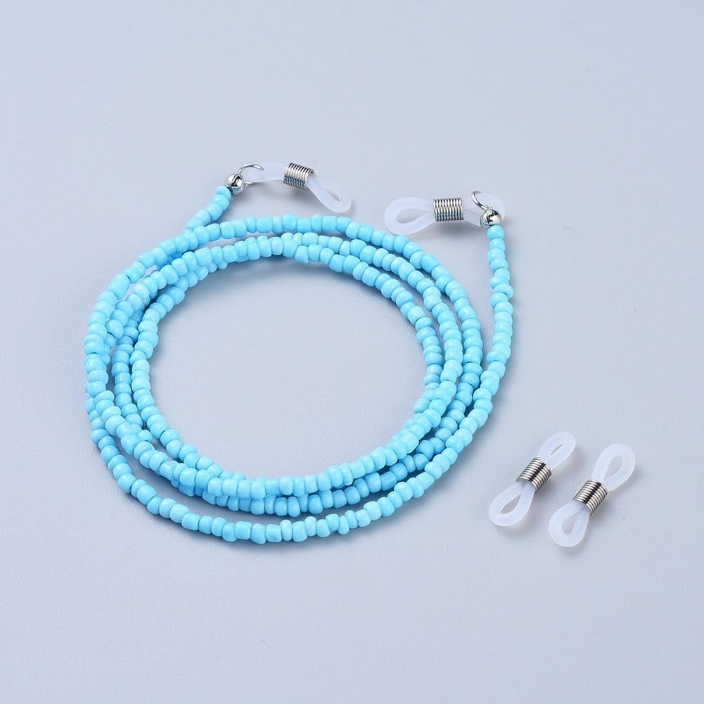 1Pc Glass Seed Beads Eyeglasses Chains Neck Strap for Eyeglasses with ...