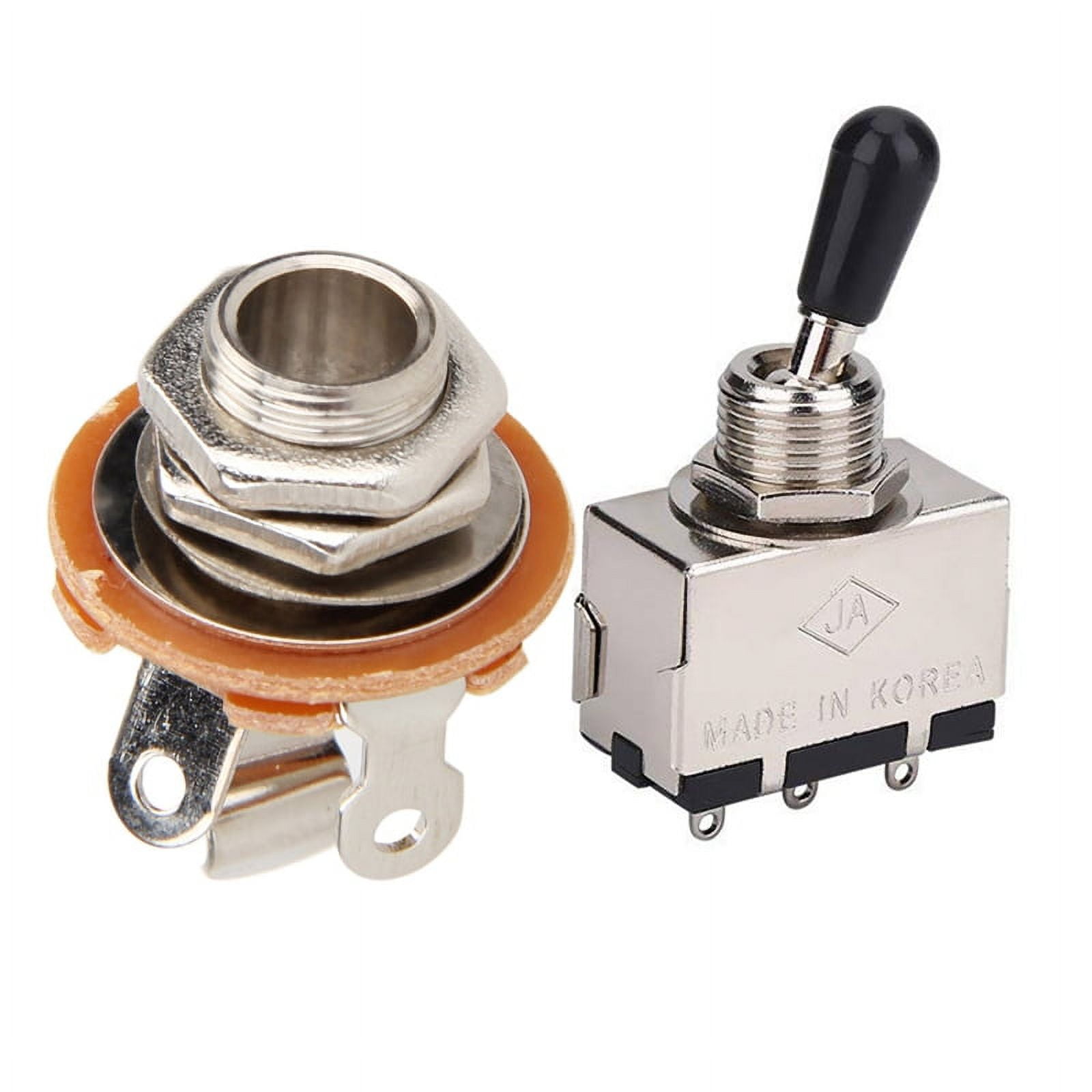 1Pc Guitar 3 Way Toggle Switch, 3 Way Switch with Black Tip Knob & 1x 1 ...