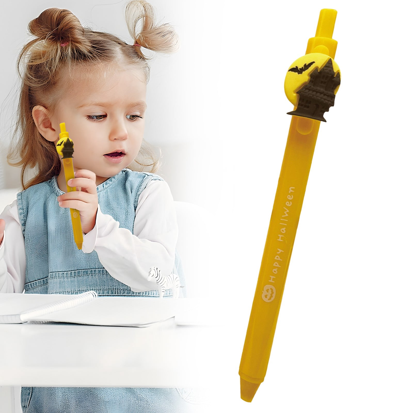 1Pc Halloween Pens, Cute Pens Halloween Pens Bulk Fun Retractable Gel ...