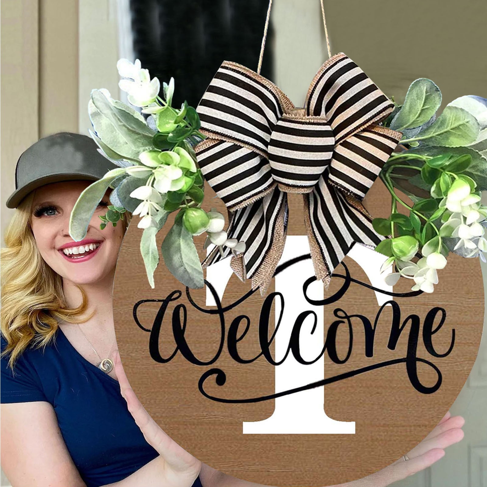 1Pc House Number Clearance! Nomeni 2023 Last Name Year Round Front Door ...