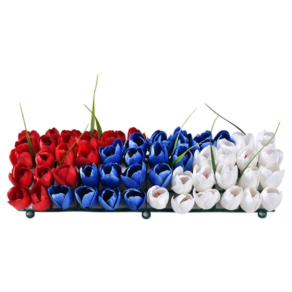 1Pc Independence Day Artificial Patriotic Flowers Decoration for Indoor ...
