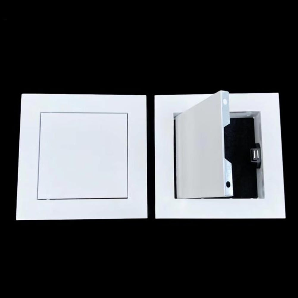 1Pc Inspection Door Flap Galvanized Aluminum Alloy Snap-On Installation ...