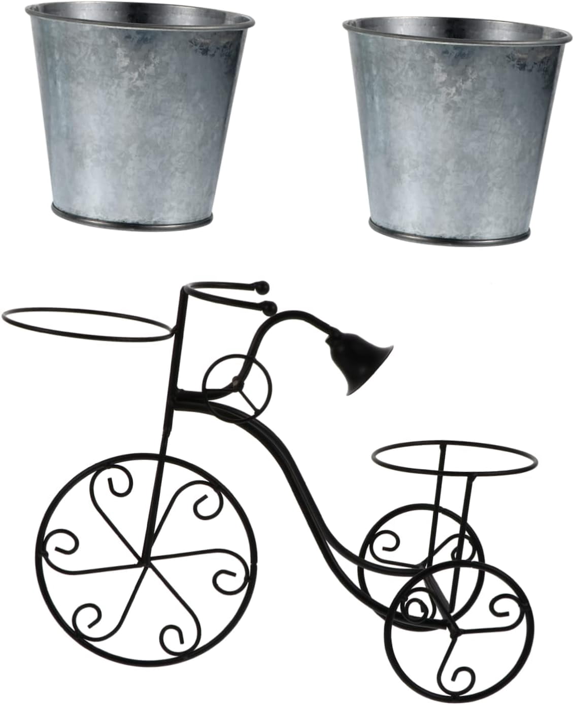 1Pc Iron Art Bike Plant Stand Bicycle Shape Flowerpot Holder for Garden ...