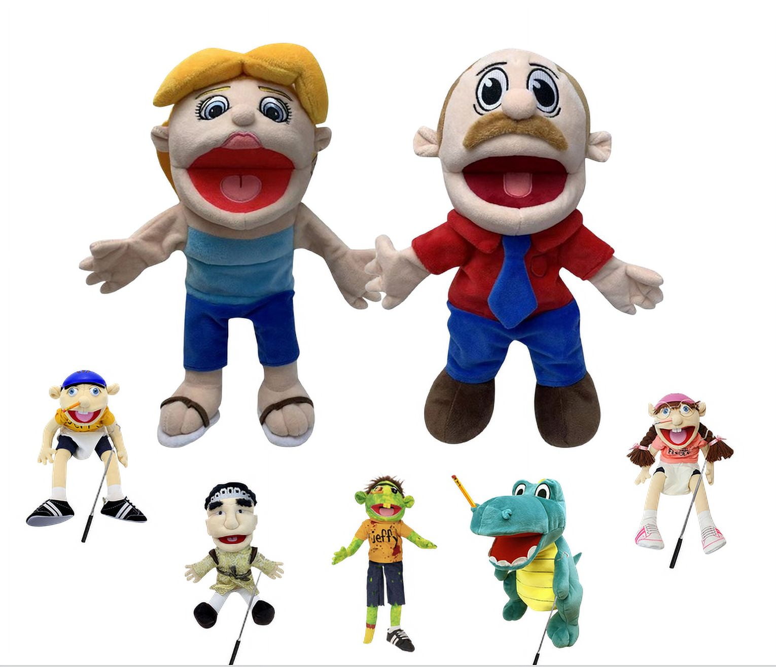 1Pc Jeffy Cartoon Fun Parent Child Games Family Toy Hand Puppet, Plush ...