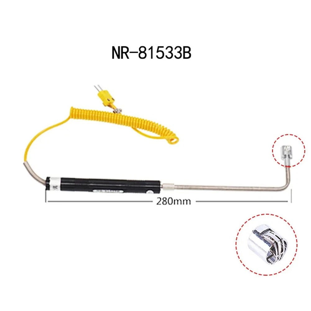 1Pc K-Type Handheld Temperature Sensor For Surface Thermocouple -50~500 ...
