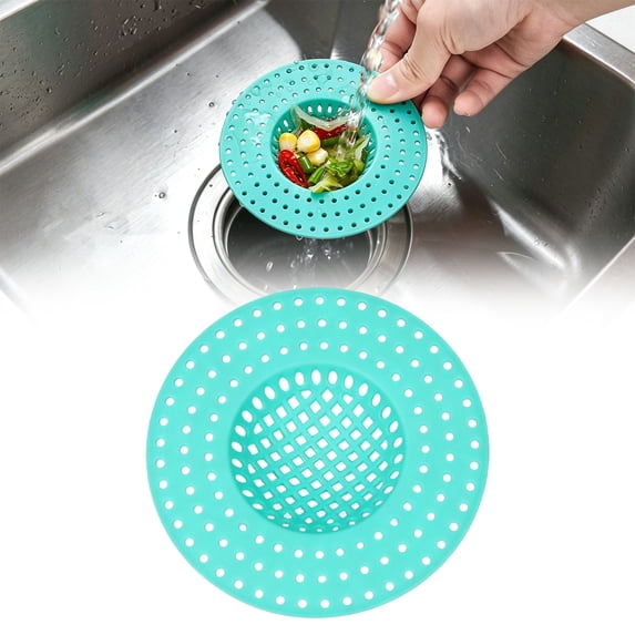 1Pc Kitchen Drain Filter Anti-Clog Plastic Strainer Drain Catcher Hair ...