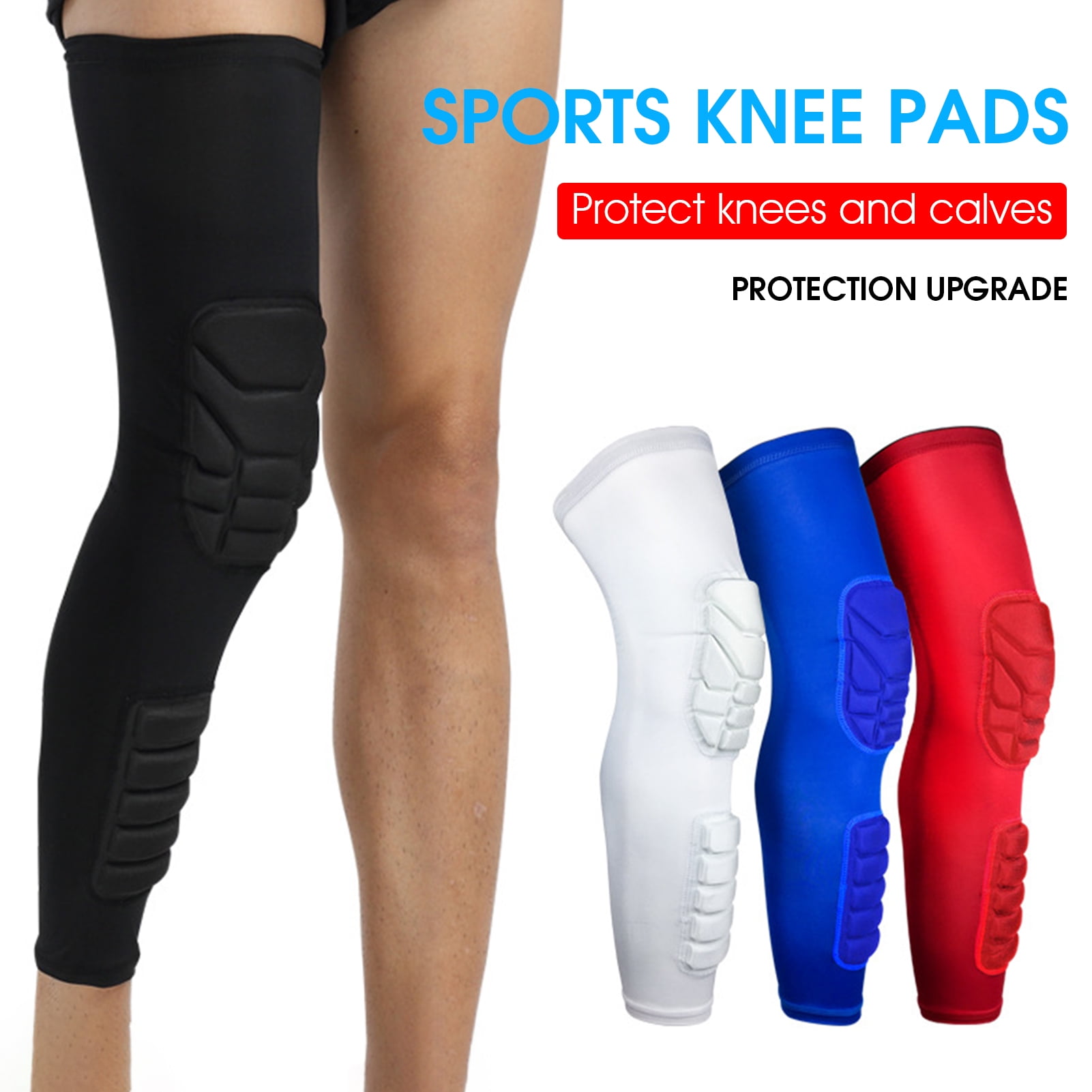 1Pc Knee Sleeve High Elasticity Comfortable Fit Compression Soft ...