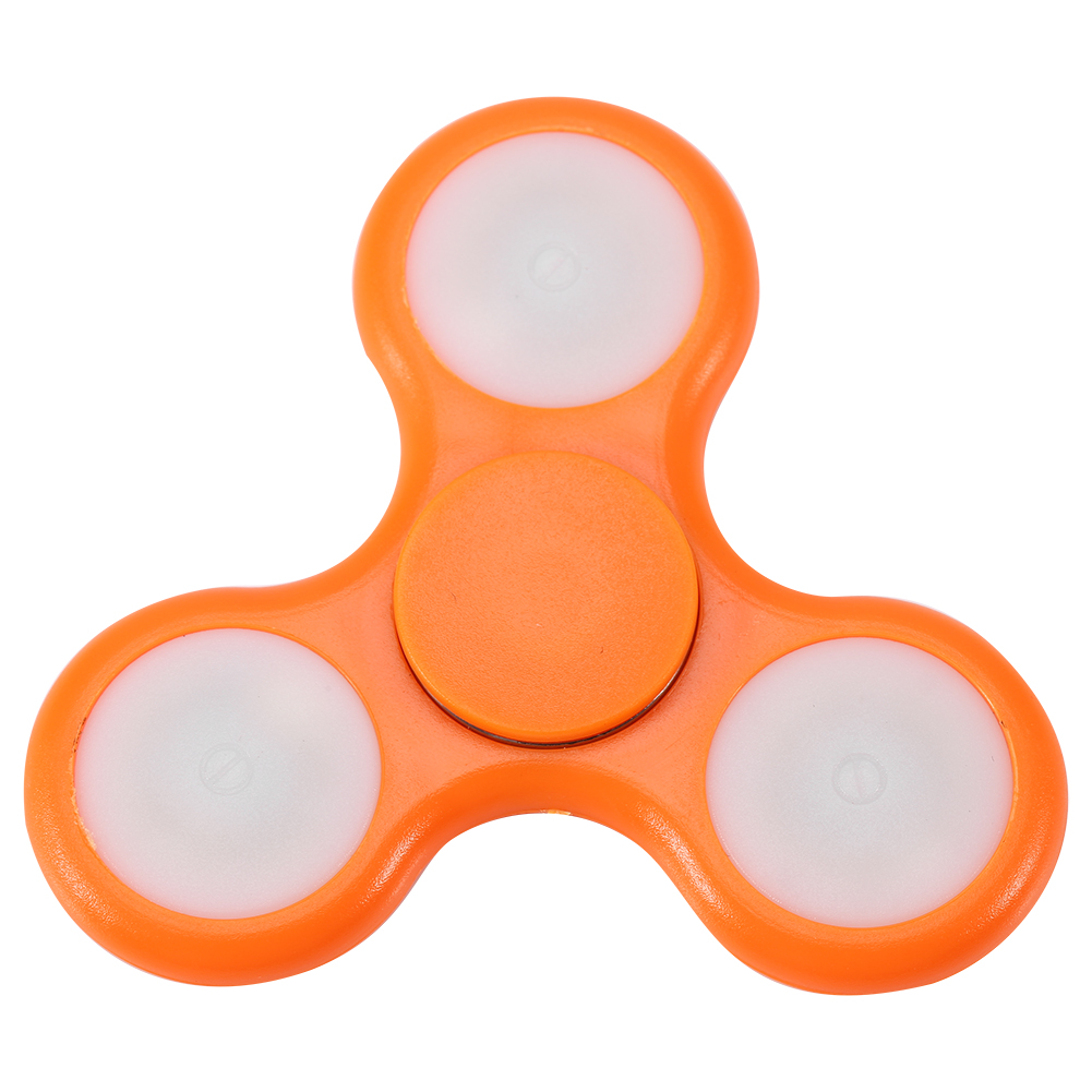 1Pc LED Light Fingertip Spinner Steel Balls Bearing Stress Relief EDC ...