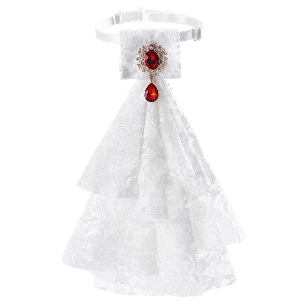 1Pc Lace Jabot Neck Ruff Collar Detachable Collar with Renaissance ...