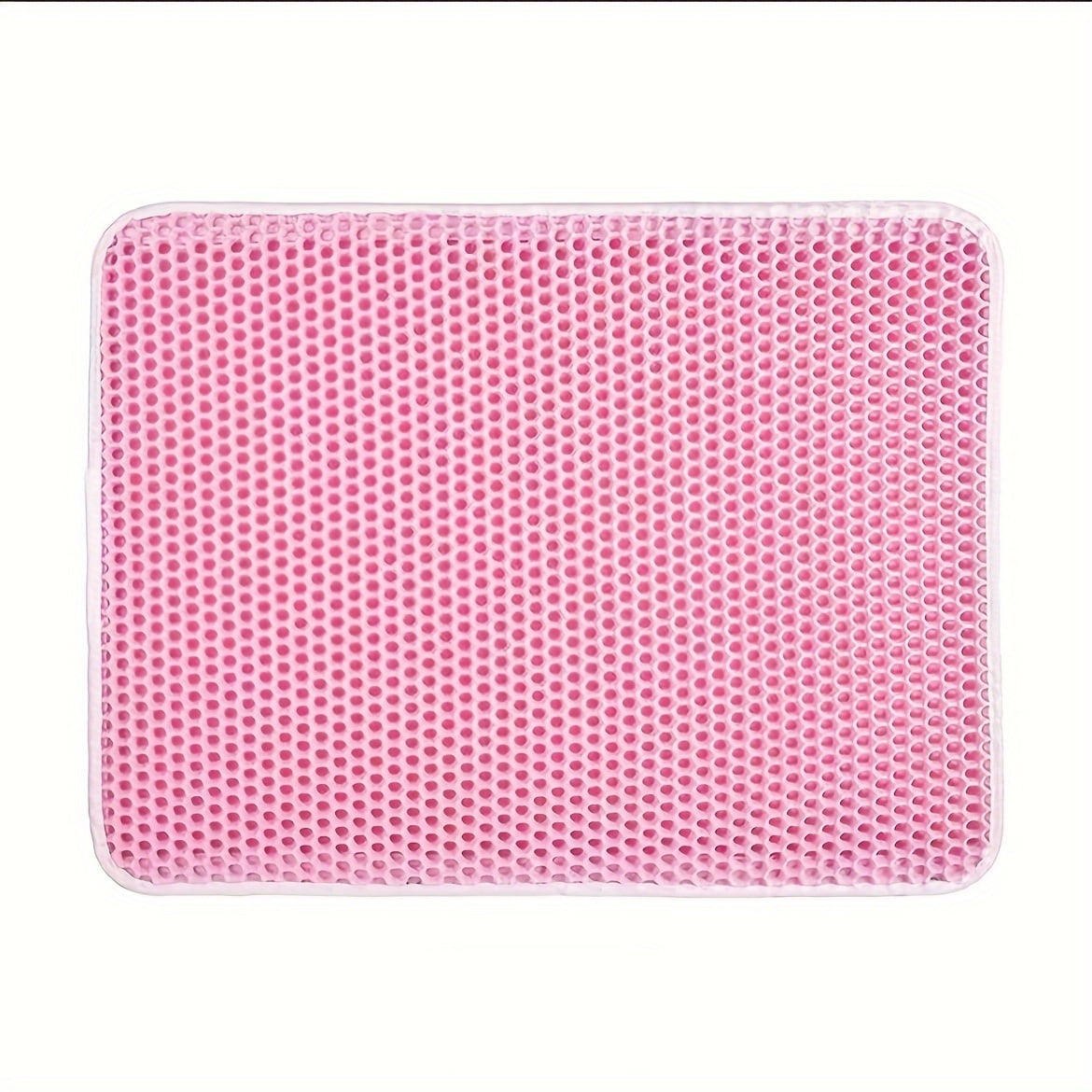 1Pc Large Size Cat Litter Mat-Advanced Honeycomb Double Layer Design ...