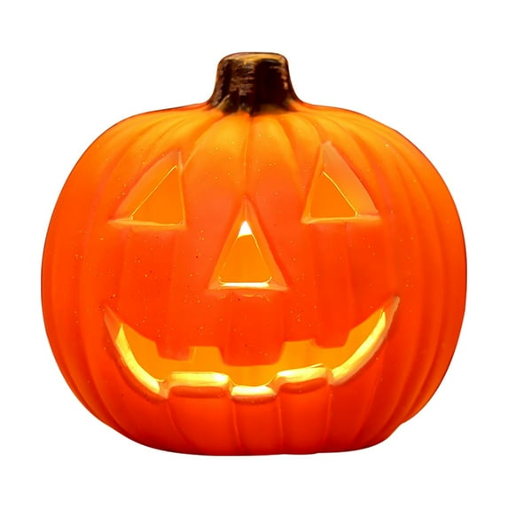 1Pc Lighted Pumpkin Pumpkin With Light Box For Desk,Plastic (D ...
