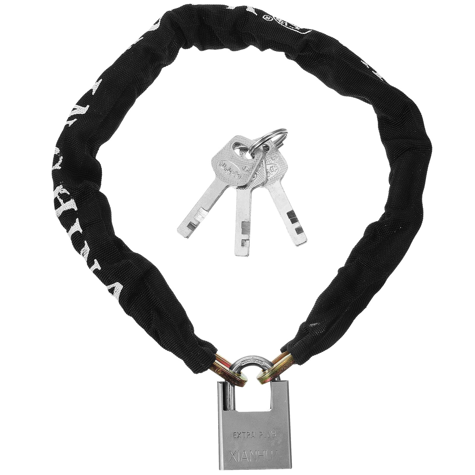 1Pc Lock Anti-theft Lock Chain Iron Chain Electric Car Motorcycle Lock ...