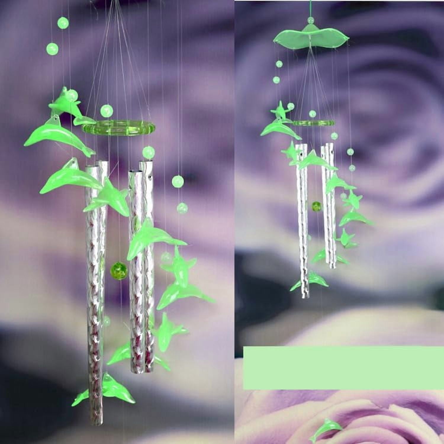 1Pc Luminous Wind Chimes Acrylic Pendant Hanging Ornament Glow in The ...