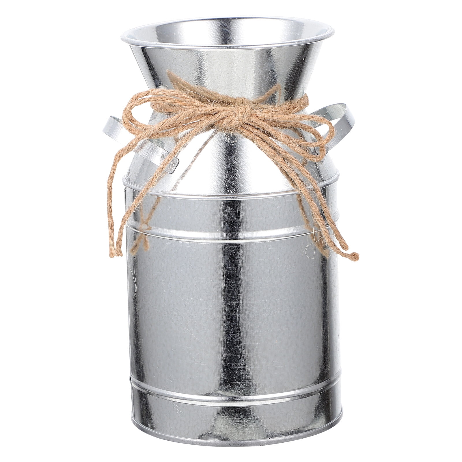 1Pc Metal Flower Bucket Farmhouse Style Vase Rustic Flower Pot Desktop ...