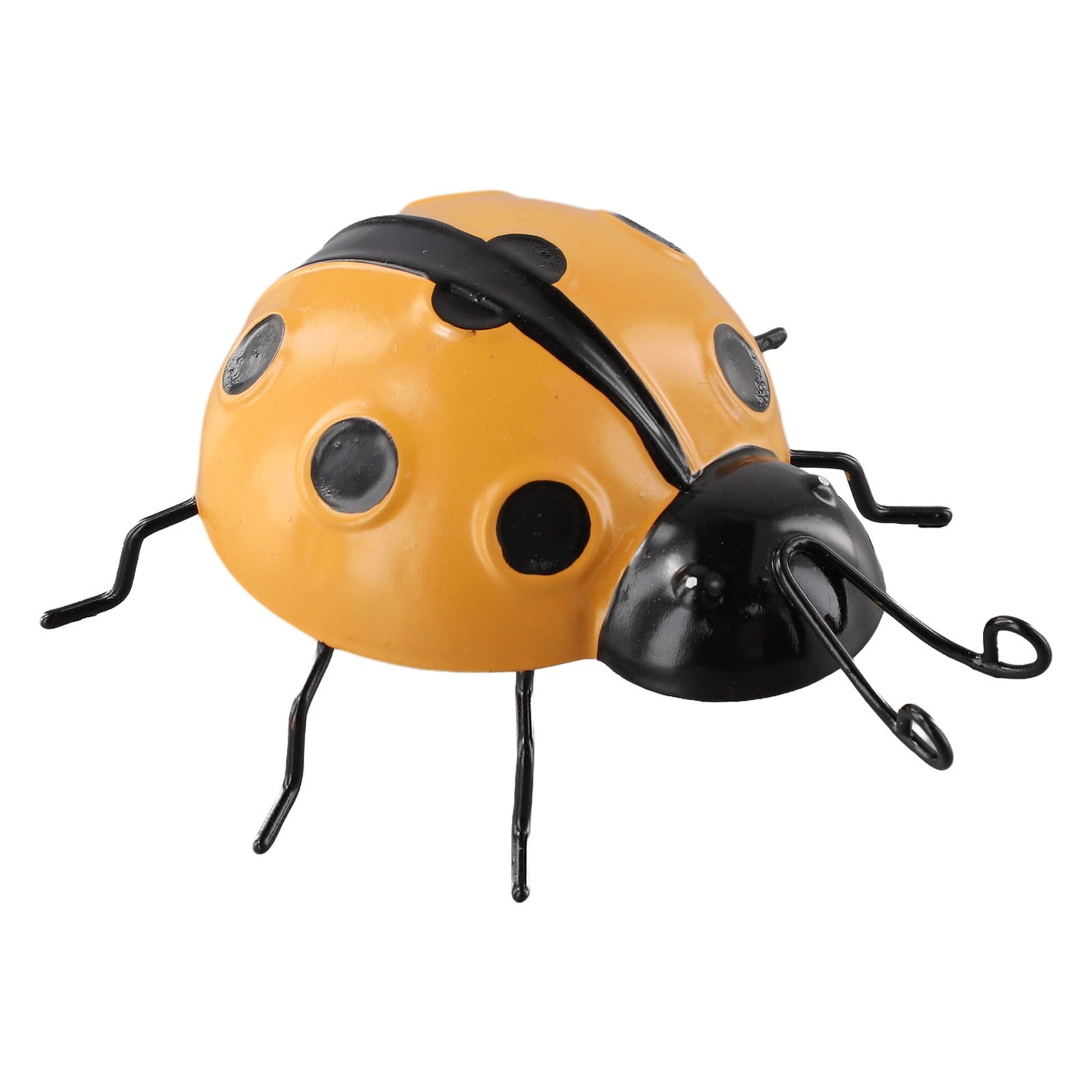 1Pc Metal Ladybird Garden Wall Decorations Iron For Wall Decorations 3D ...
