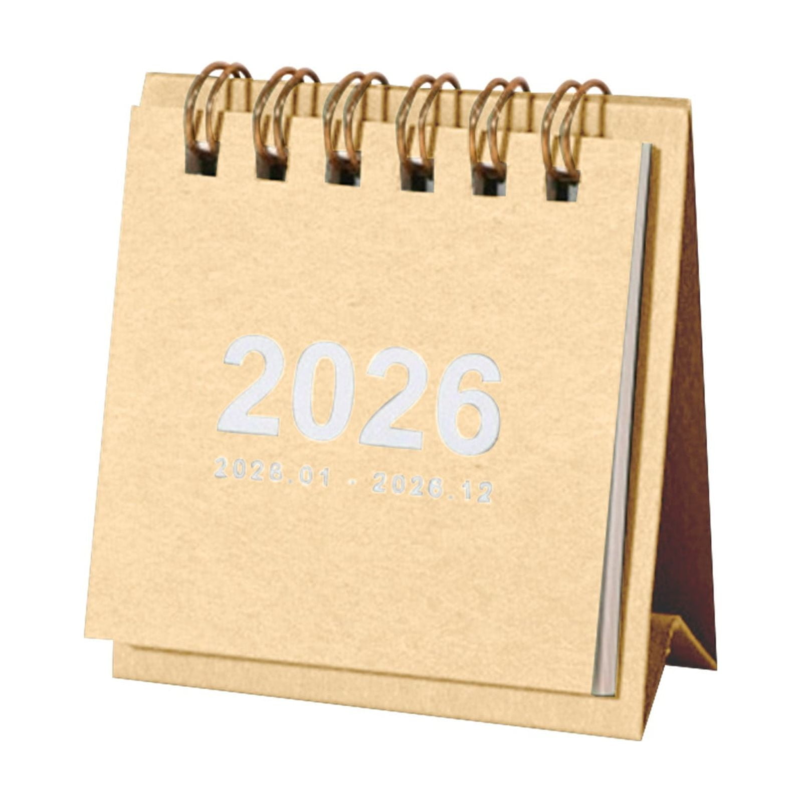 1Pc Mini Desk 2026 Calendar, Jan.2026-Dec.2026, Small Standing Flip ...