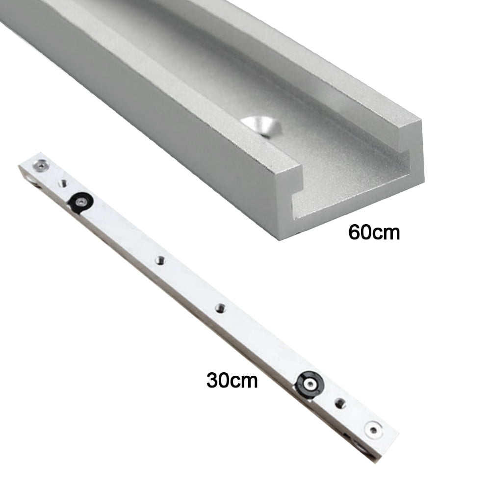 1Pc Miter Bar Slider Table Saw, 30/40/50/60cm Woodworking Aluminum T ...
