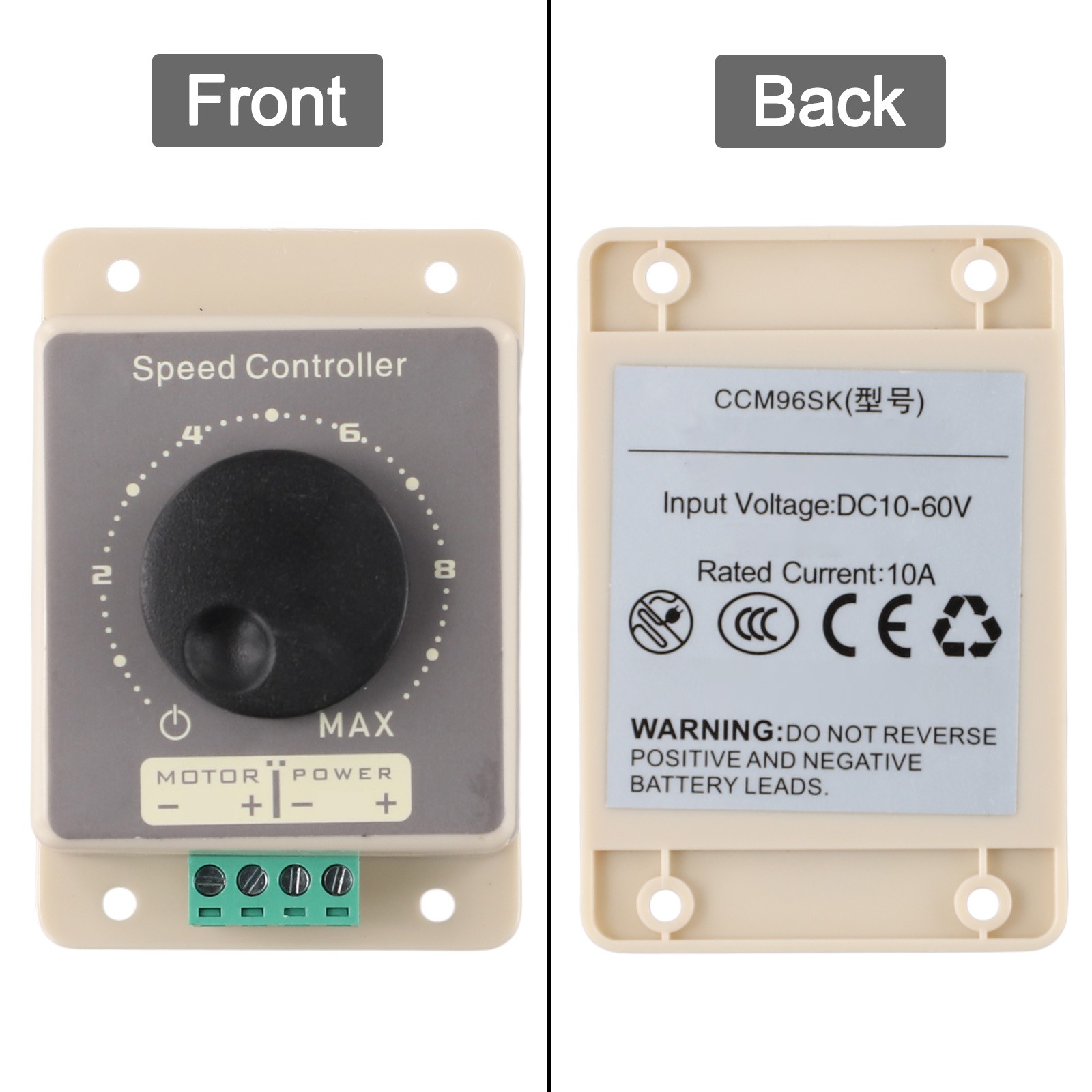 1Pc Motor Speed Controller Regulator Adjustable Speed Controller ...