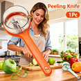 1Pc Multifunctional Peeler with Storage Box, Double Sided Stainless ...