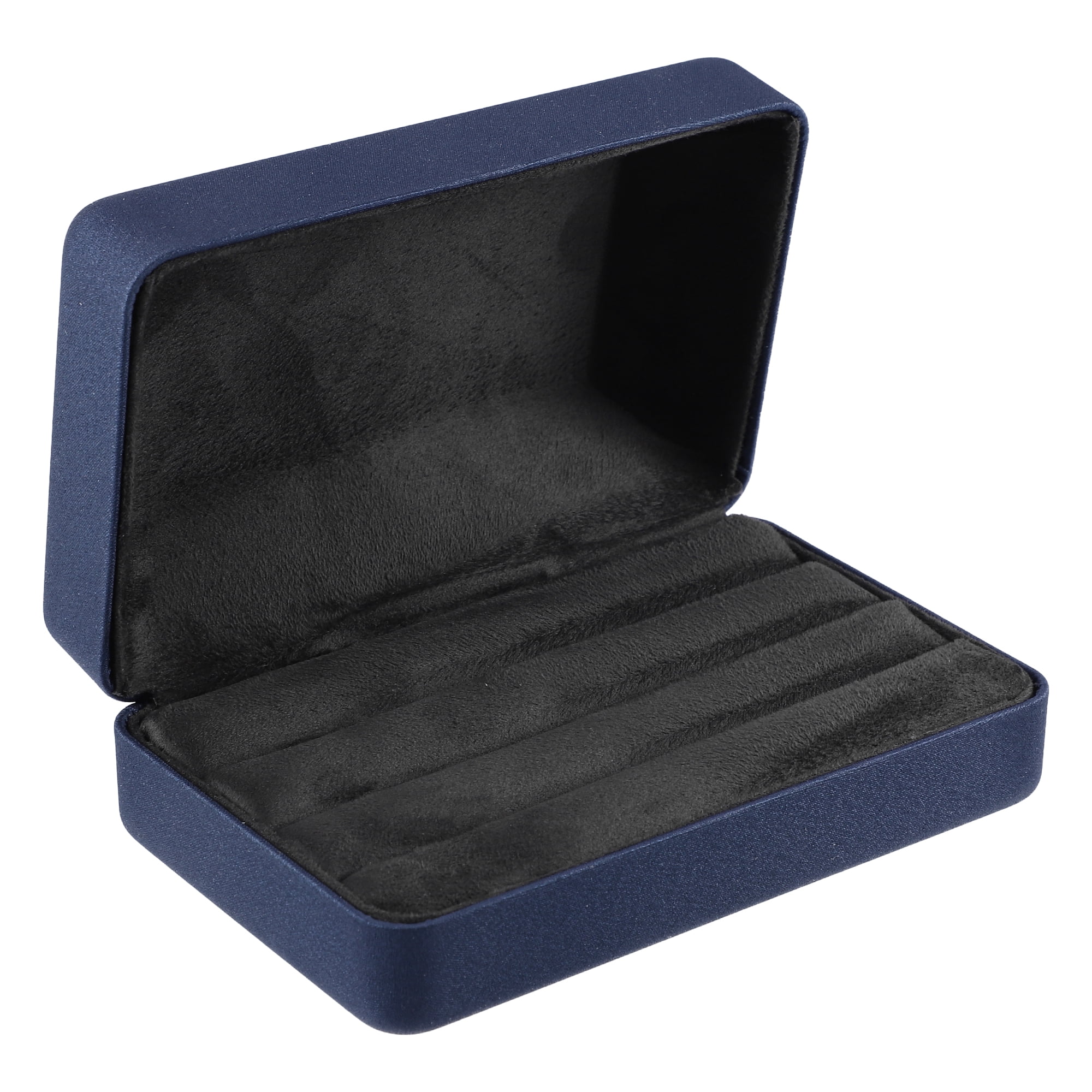 1Pc Multiple Ring Box Jewelry Storage Display Stand Ring Organizer Case ...