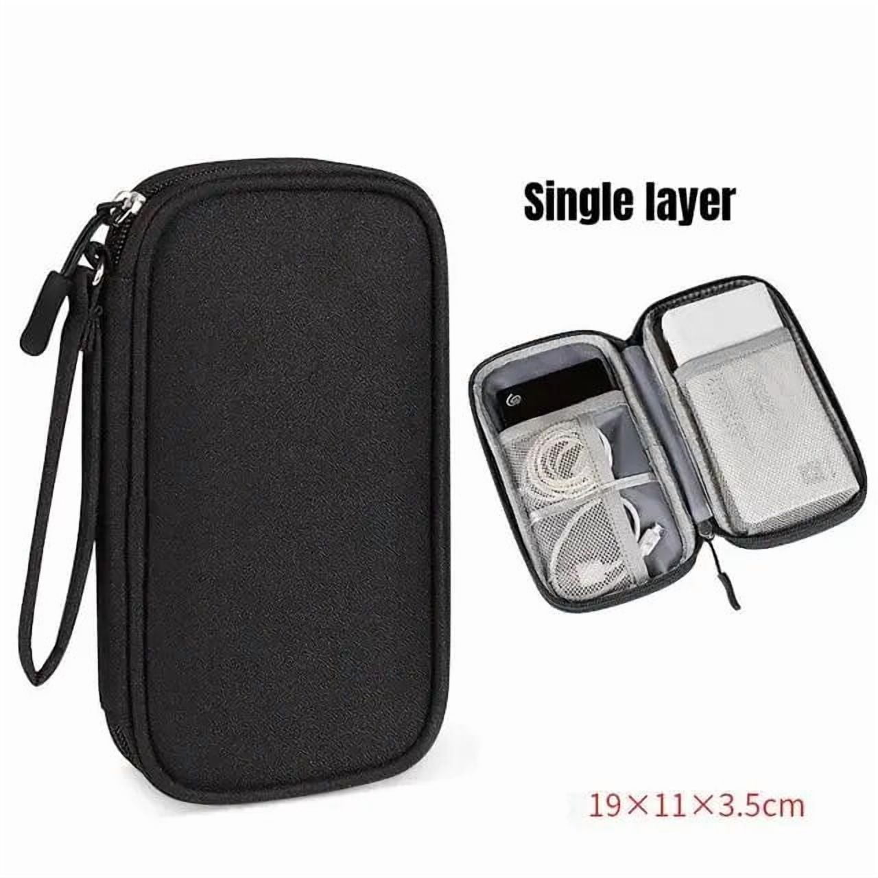 1Pc NEW Travel Organizer Bag Cable Storage Organizers Pouch Carry Case ...