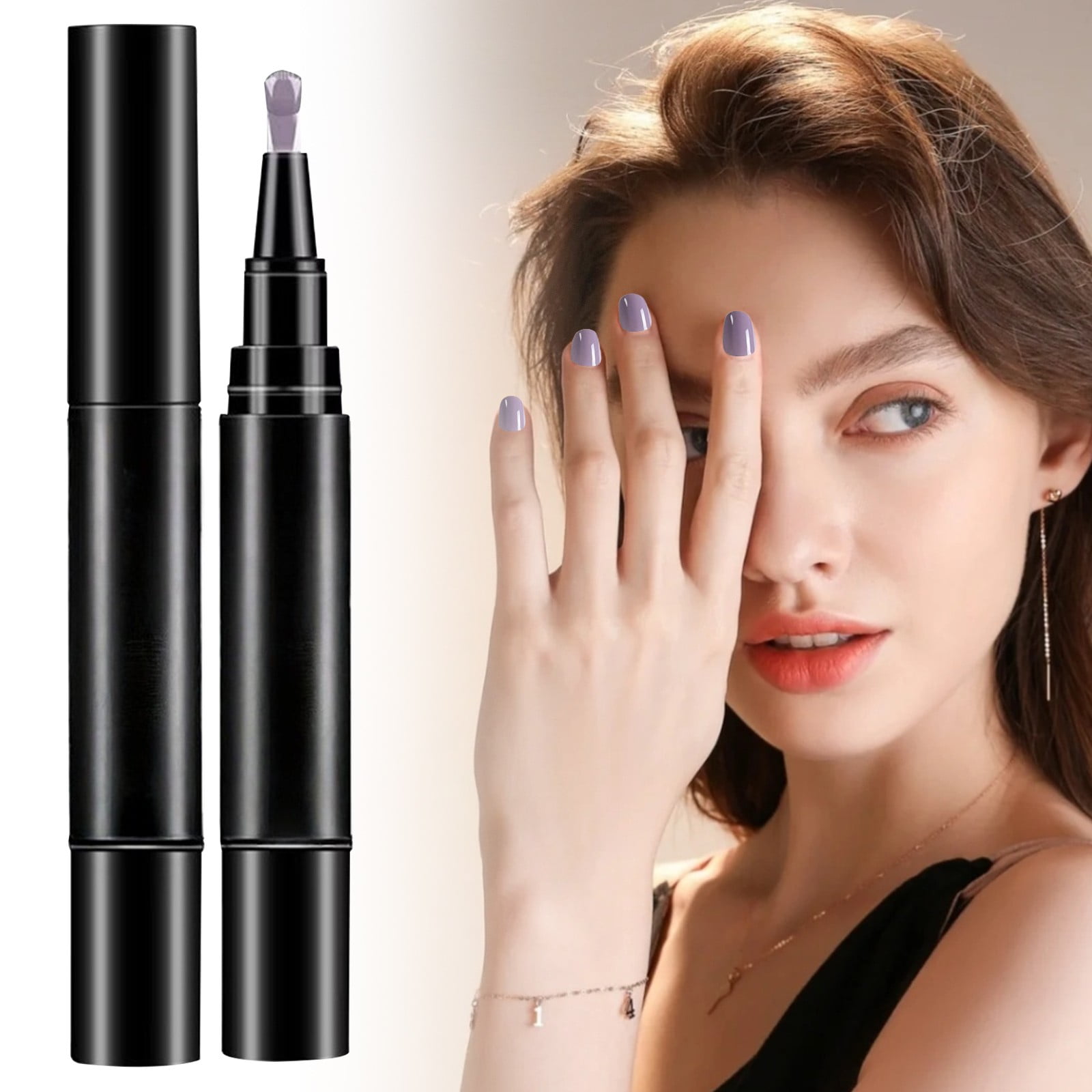 1Pc Nail Pen,Nail Painting Pen,Nail Equipment,3 in 1 5ml One Step DIY ...