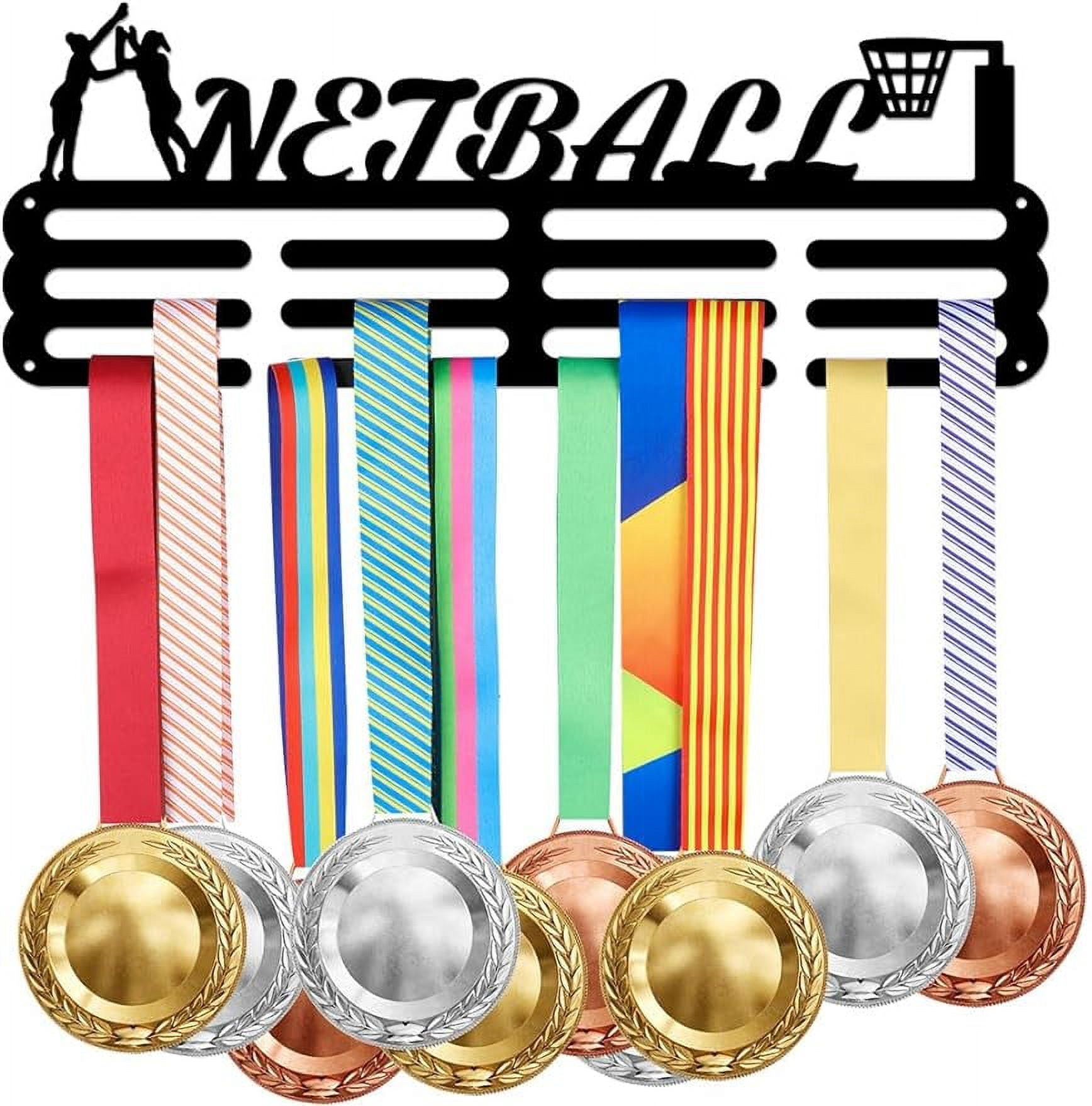 1Pc Netball Medal Holder Sport Display Ball Game Hanger Medal Trophy ...