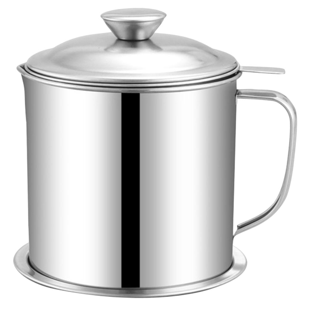 1Pc Oil Storage Bottle Kitchen Oil Container Stainless Steel Oil ...