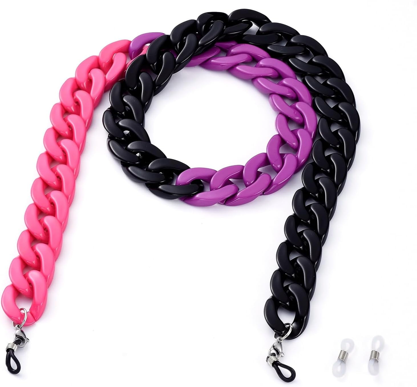 1Pc Opaque Acrylic Curb Chains Eyeglasses Chains Neck Strap for ...