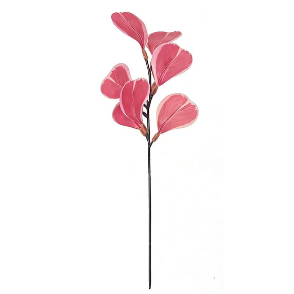 1Pc Ornamental Artificial Red Love Heart Flower, Ngxiha Artificial Red ...