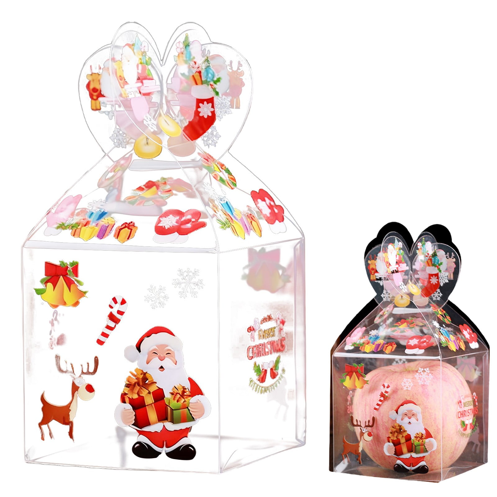 1Pc Packaging Box,Transparent Christmas Box Transparent Candy Box Hand ...