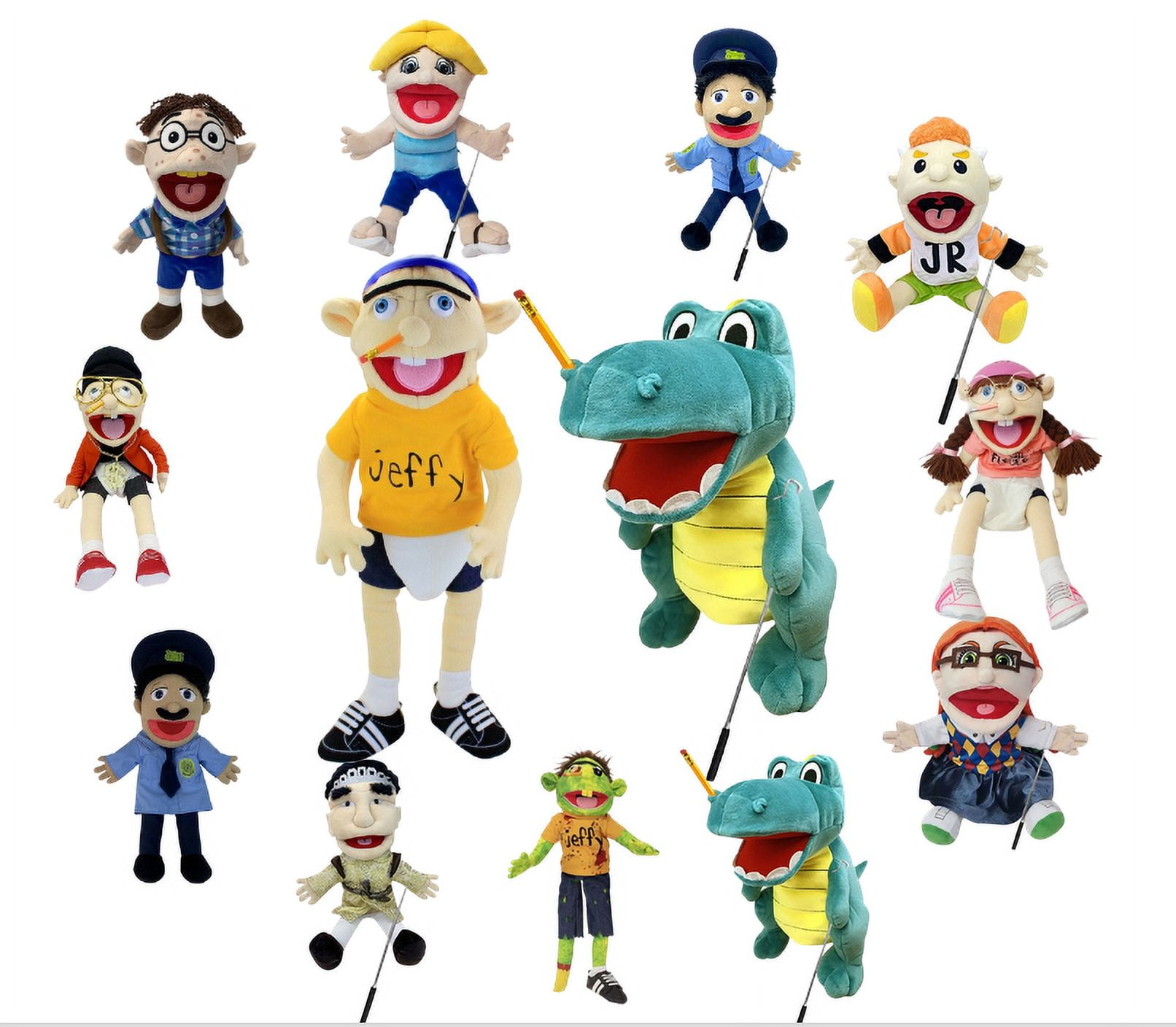 1Pc Parent-Child Interaction Jeffy Puppets,Dinosaur - Walmart.com