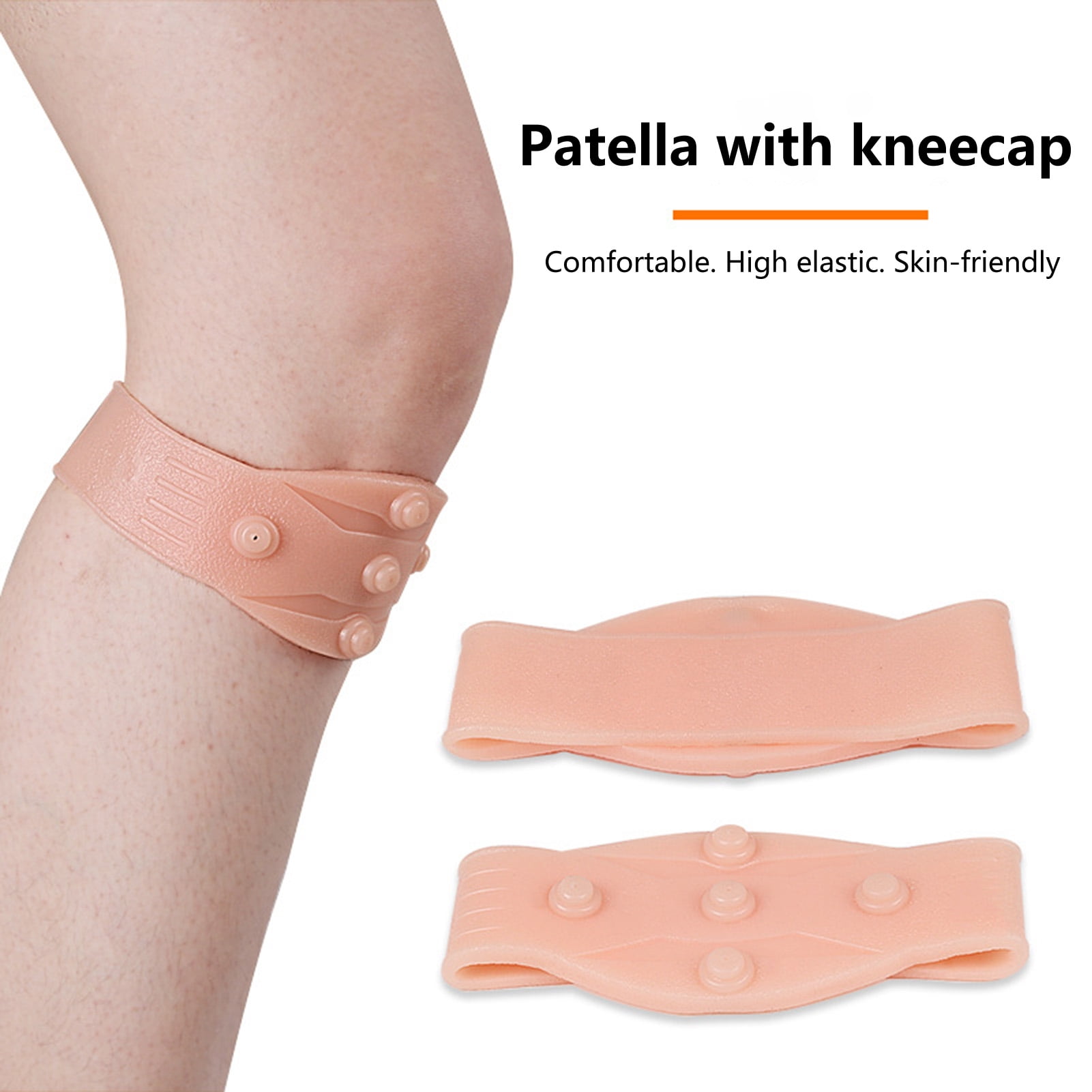 1Pc Patella Knee Strap, Elastic Knee Brace Patellar Tendon Stabilizer ...