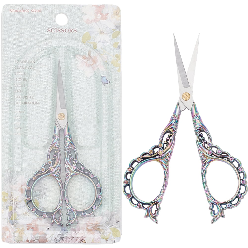 1Pc Peach Blossom Stainless Steel Scissors Embroidery Scissors Sewing ...