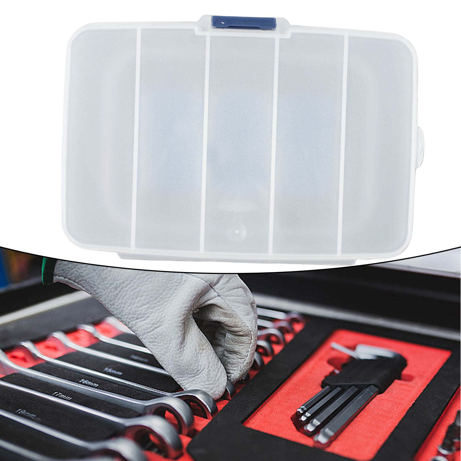 1Pc Plastic Tool Screws Ic Storage Box Craft Organizer Small Part ...